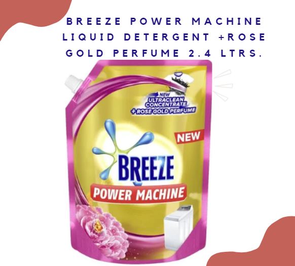 Breeze POWER Machine Rose Gold Liquid Detergent 2.4L | Lazada PH