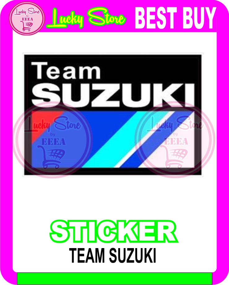 STICKERS DECALS TEAM SUZUKI | Lazada PH