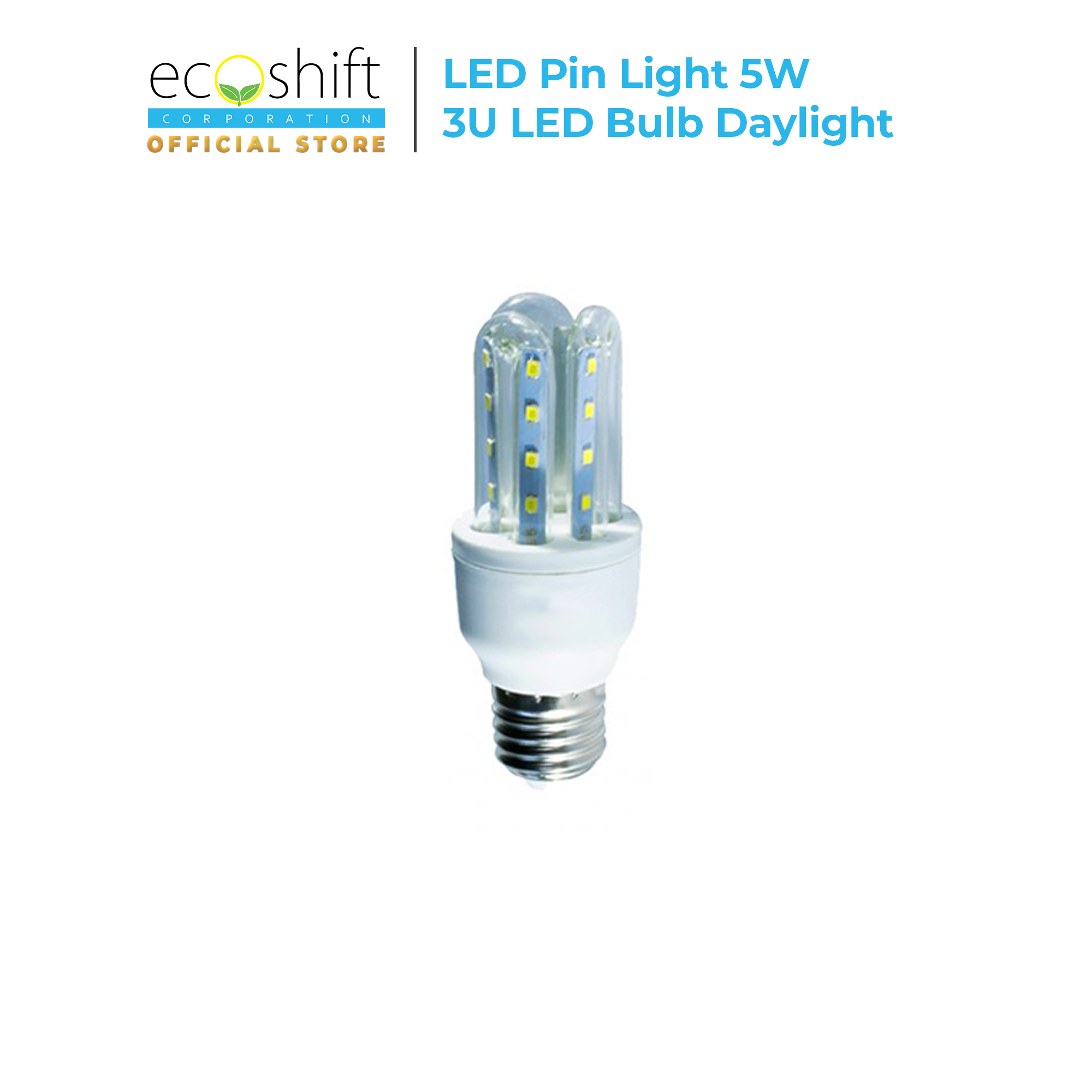EcoShift | LED Pin Light 5 Watts 3U LED Bulb Daylight | Lazada PH