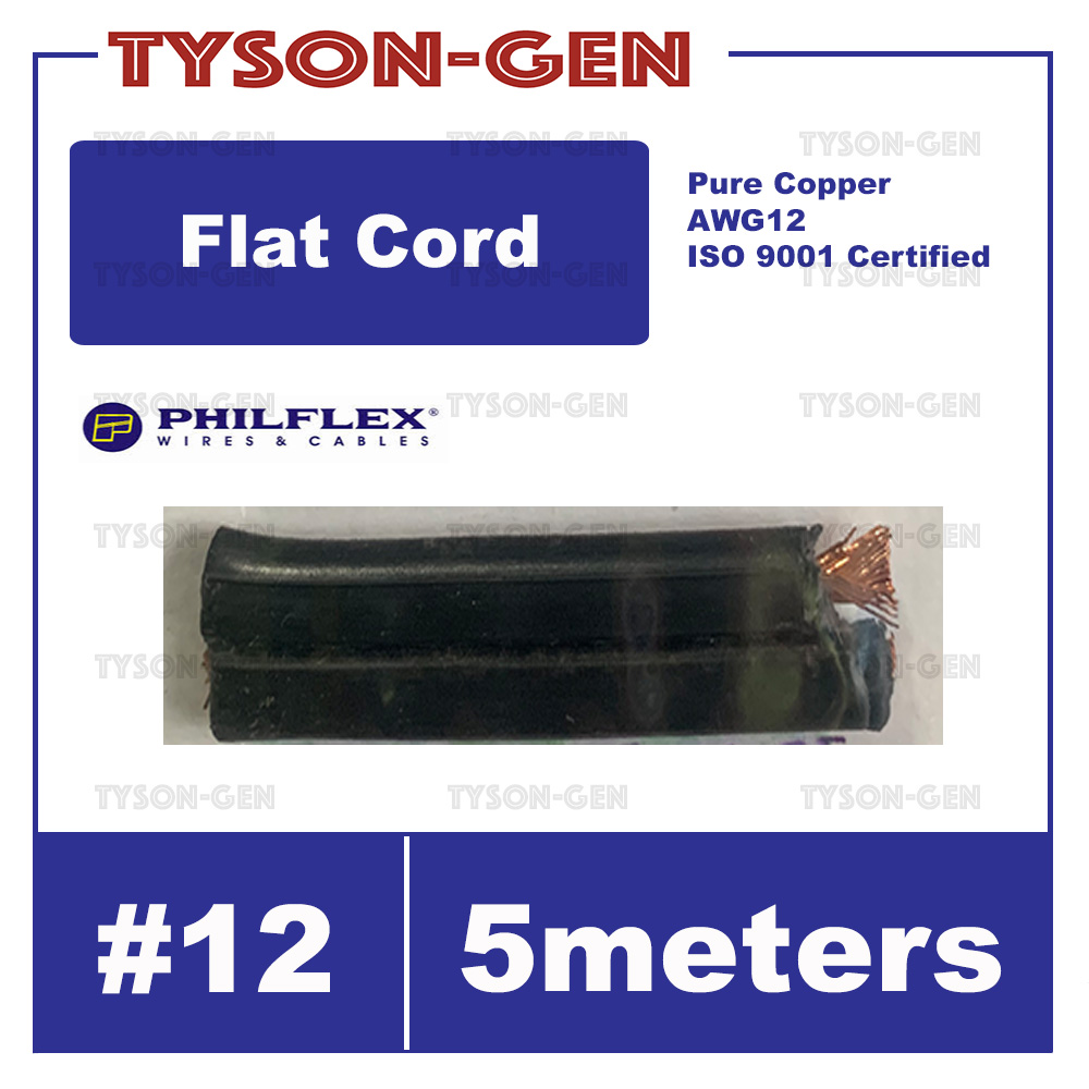 Philflex Flat Cord Wire #12, #14 AWG 12 and 14 Pure Copper | Lazada PH