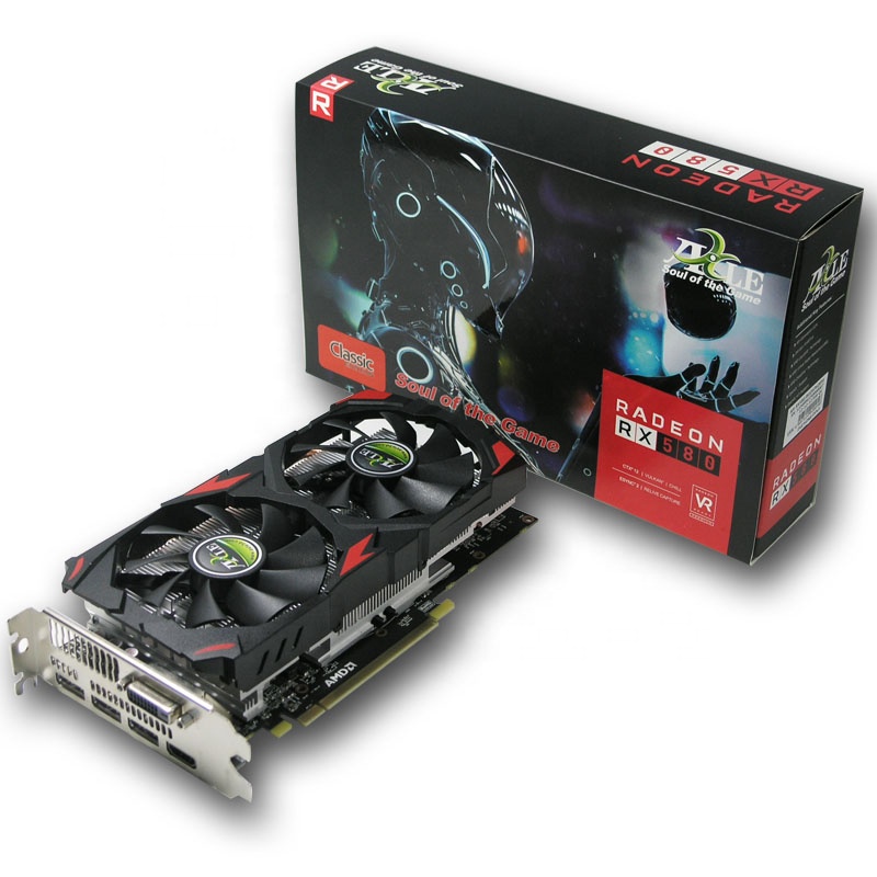 Wholesale AXLE Graphics Card RX 580 8GB DDR5 256bit nd new AMD gaming ...