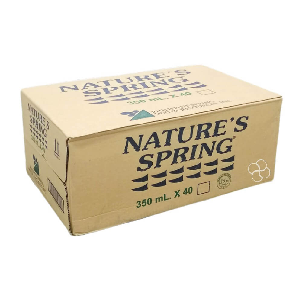 Nature's Spring Purified Drinking Water 40 x 350mL | Lazada PH