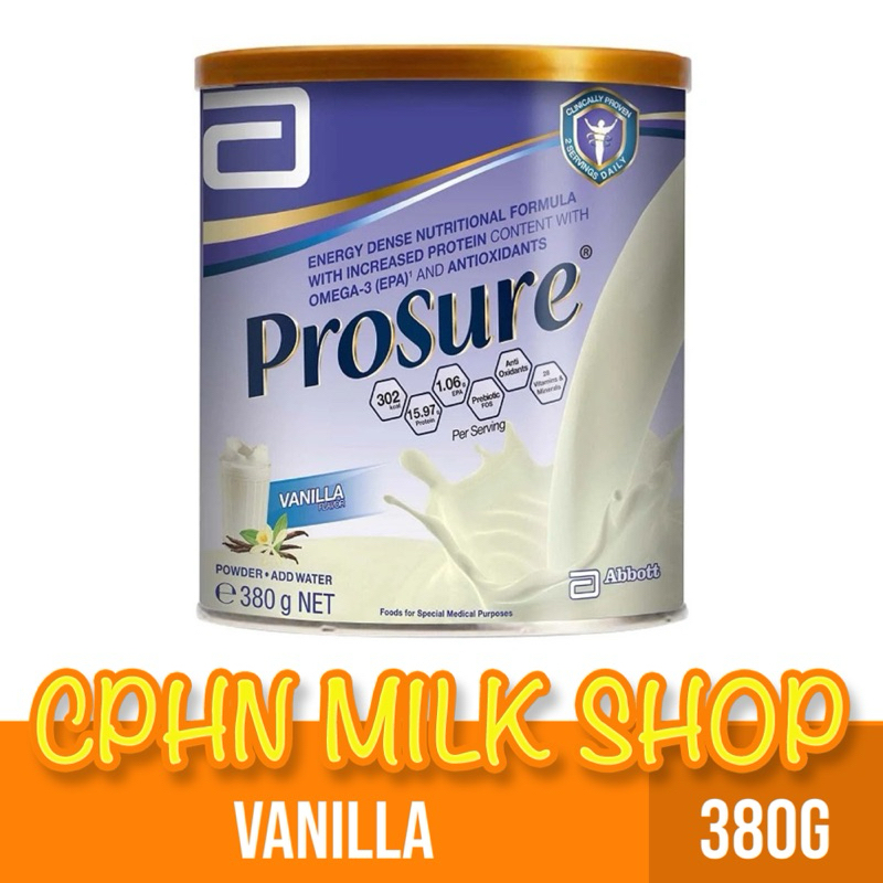 Prosure Vanilla 380g Energy Dense Nutritional Formula | Lazada PH