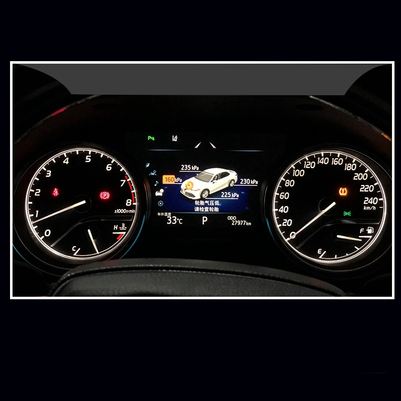 Car TPMS Tire Pressure Monitoring System Digital LCD Dashboard Display ...