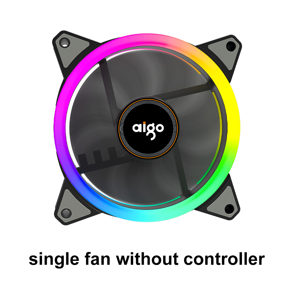 darkFlash R12 PC Case Fan RGB 120mm AURA SYNC 5V3pin Quiet CPU Cooler ...