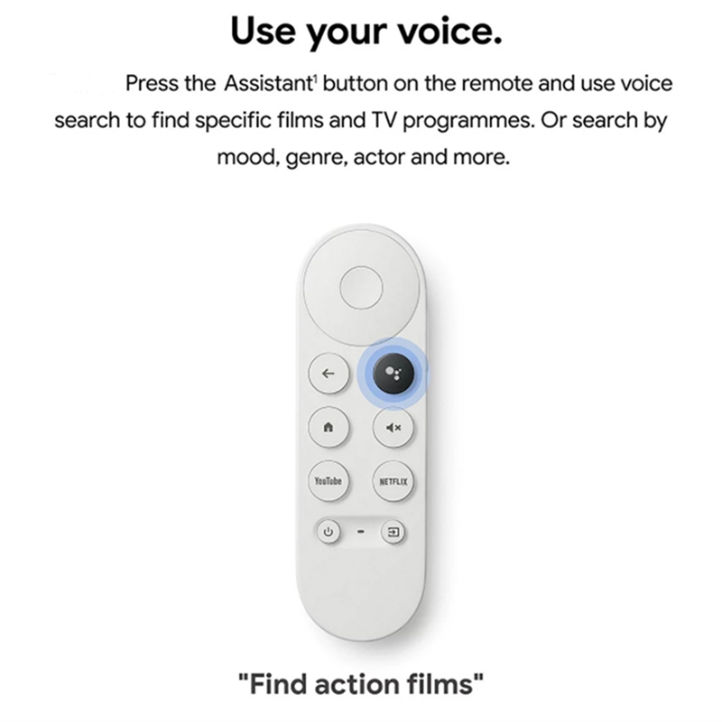New Replacement Remote Control for 2020 Google 4K Snow G9N9N Bluetooth ...