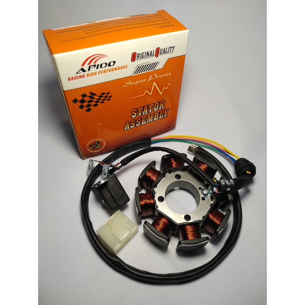 【New】 Stator Coil Assembly (Mio, Boxer, Smash, Raider, Rusi, Skydrive ...