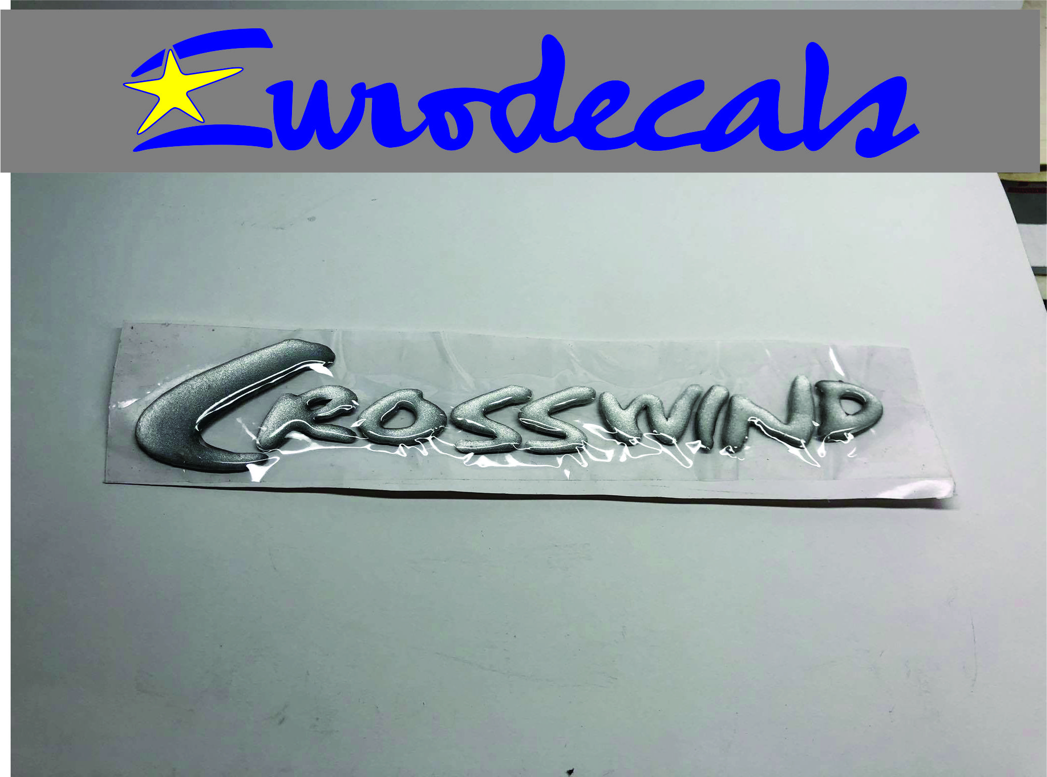 Silver Crosswind Silicon emblem sticker | Lazada PH