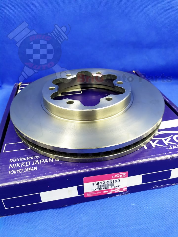 Toyota Hiace 2005-2018 Front Disc Plate/Rotor disc NIKKO (Sold per ...