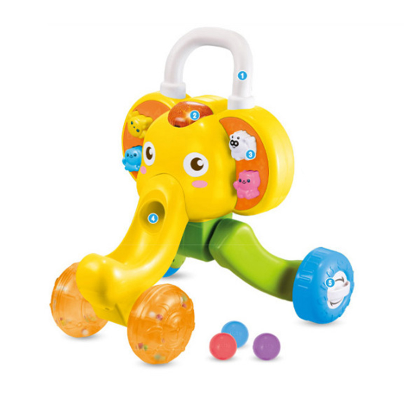 Australian Baby Elephant Walker Baby Cart Toy Baby Multi-function ...