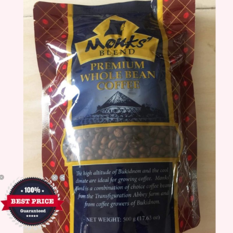 The new 2022 Monks Blend Coffee (Whole beans) (500grams) | Lazada PH