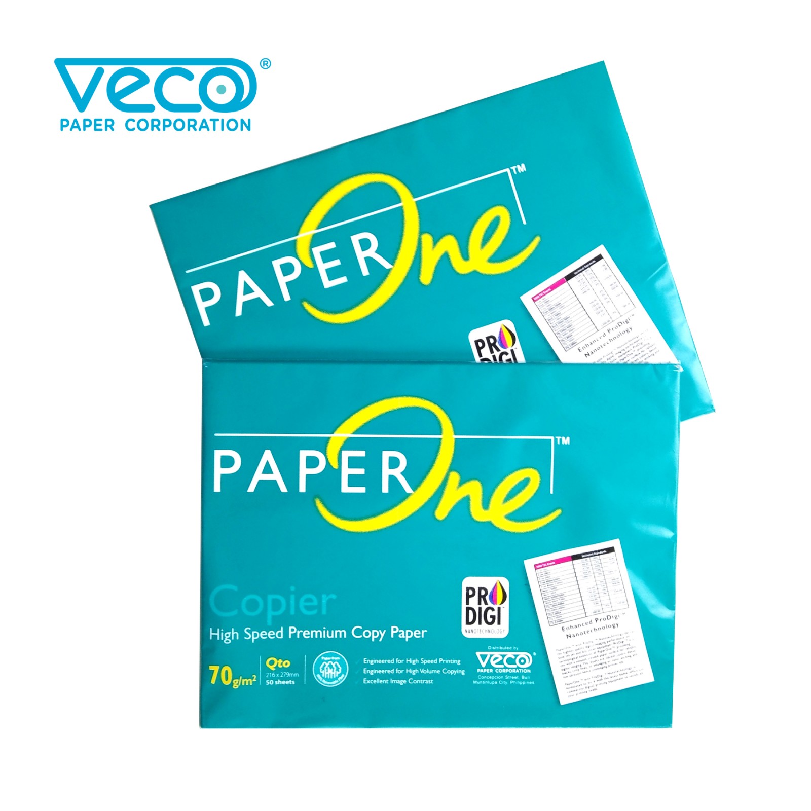 Veco PaperOne 70gsm 50's/set (2sets) | Lazada PH