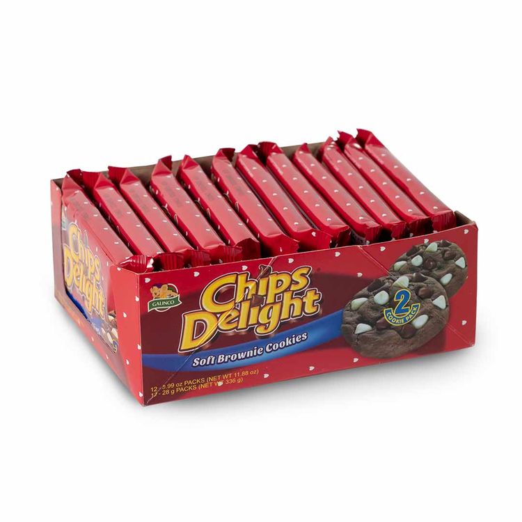 Chips Delight Soft Brownie Cookies 28g x 12 | Lazada PH
