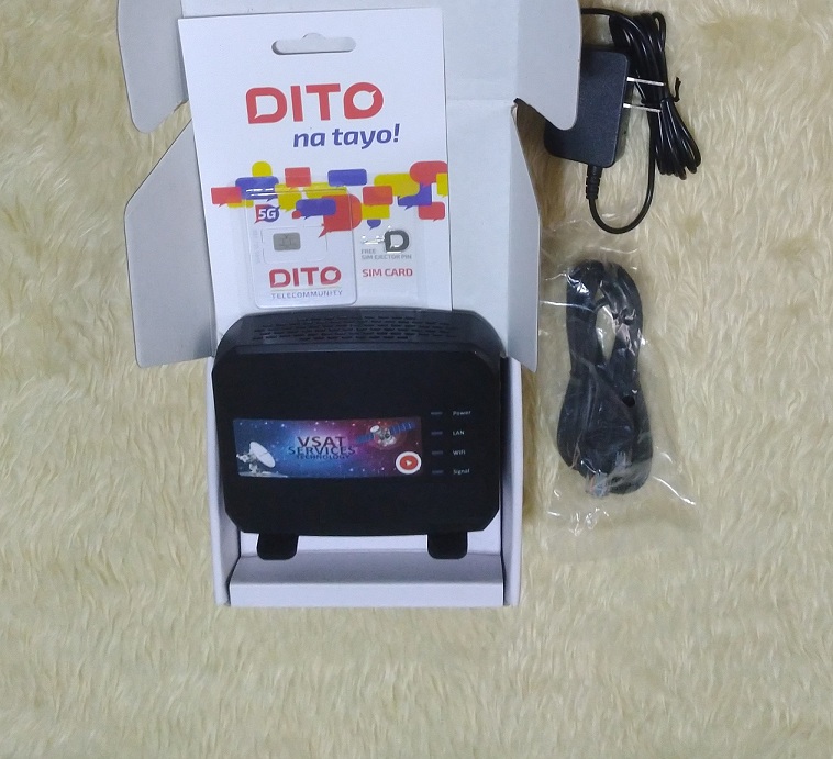 DITO Sim with load + Bnew FX ID3 Modem Router Openline + Smart LTE Sim ...
