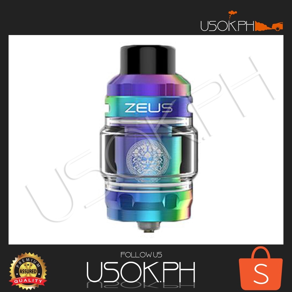 VAPER Zeus GeekVape X RTA Rebuildable Tank Atomizer Vape 1:1 | Lazada PH