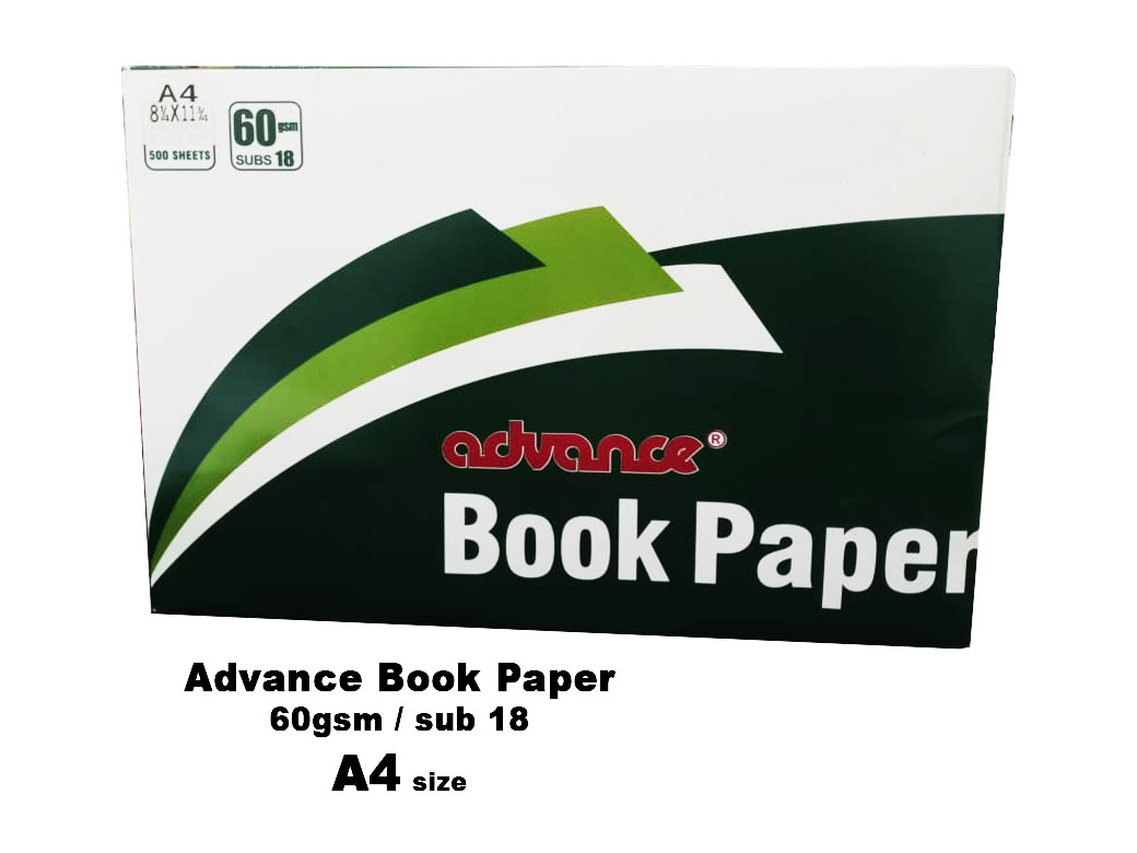 5 ream Advance book paper 500 Sheets / Sub 18 / 60gsm | Lazada PH