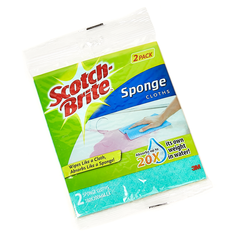 Scotch Brite Sponge Cloth 2s | Lazada PH