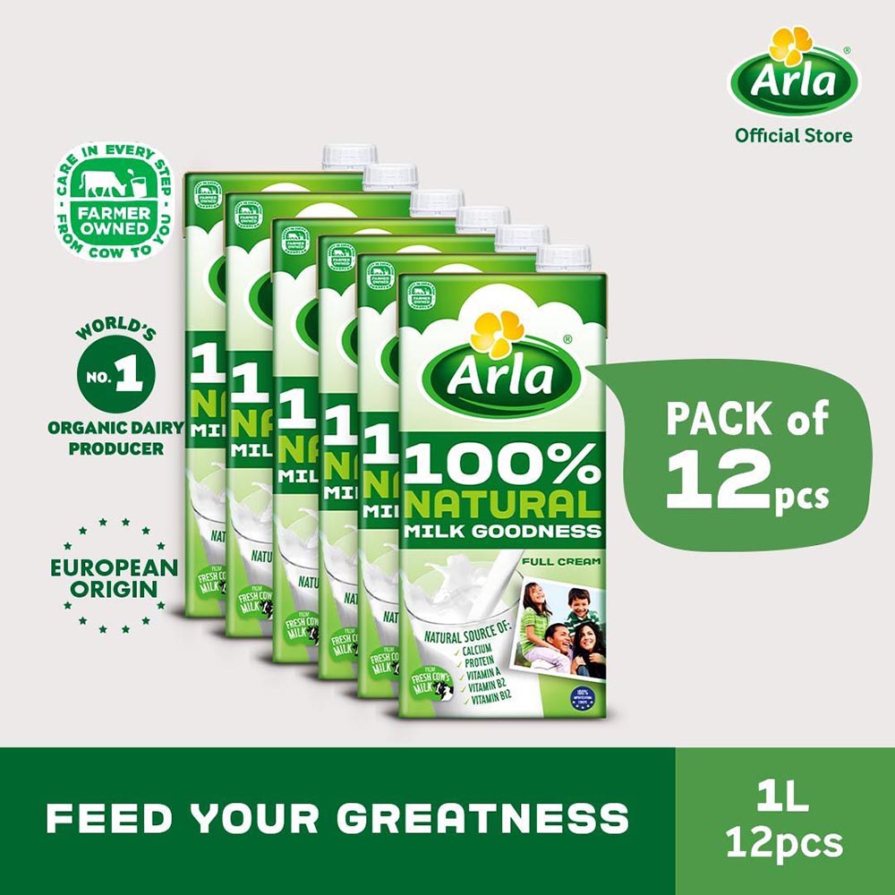 Arla Full Cream Milk 1L 12-Pack | Lazada PH