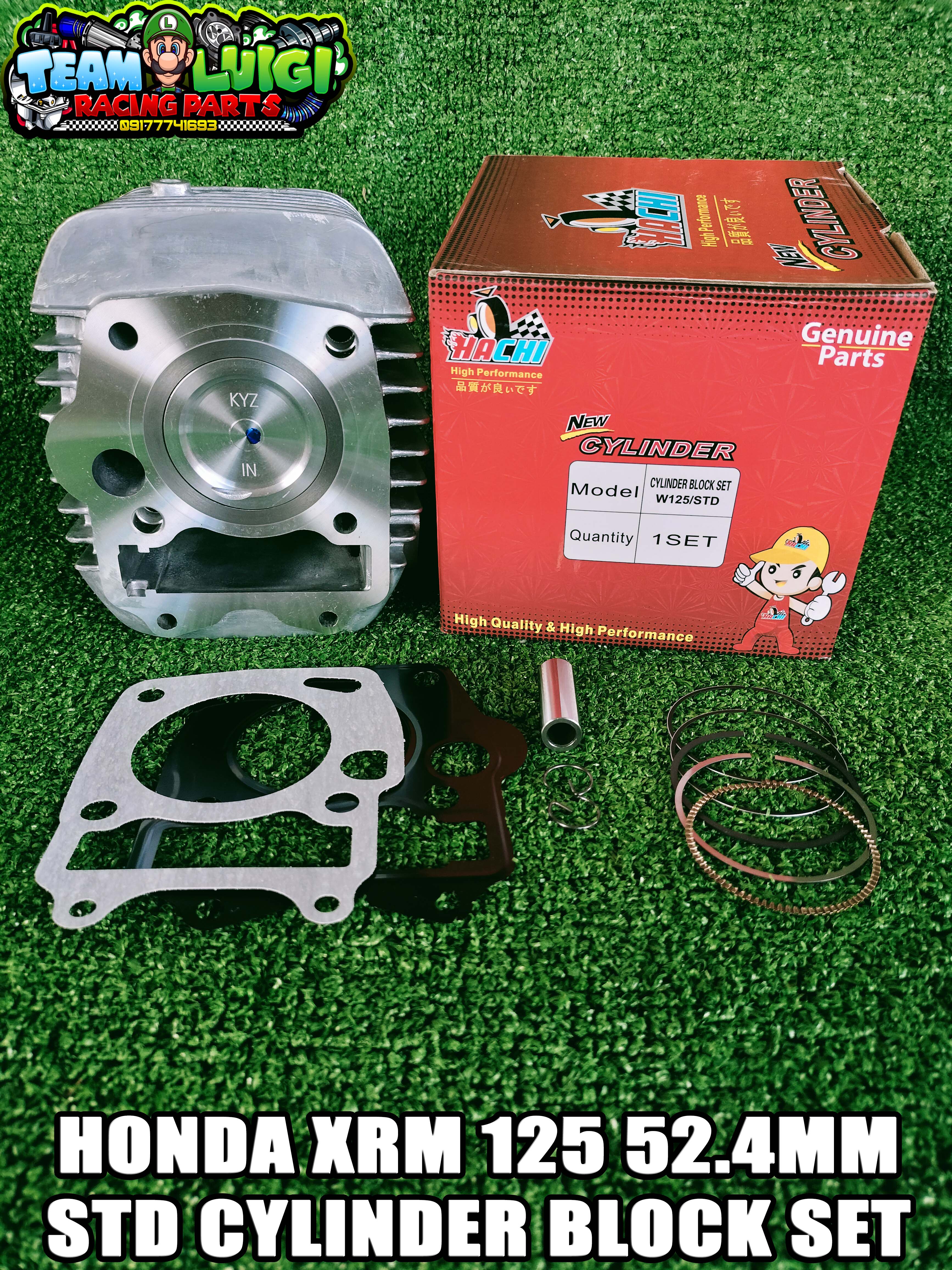 HACHI HONDA XRM 125 52.4MM STANDARD CYLINDER BLOCK SET | Lazada PH