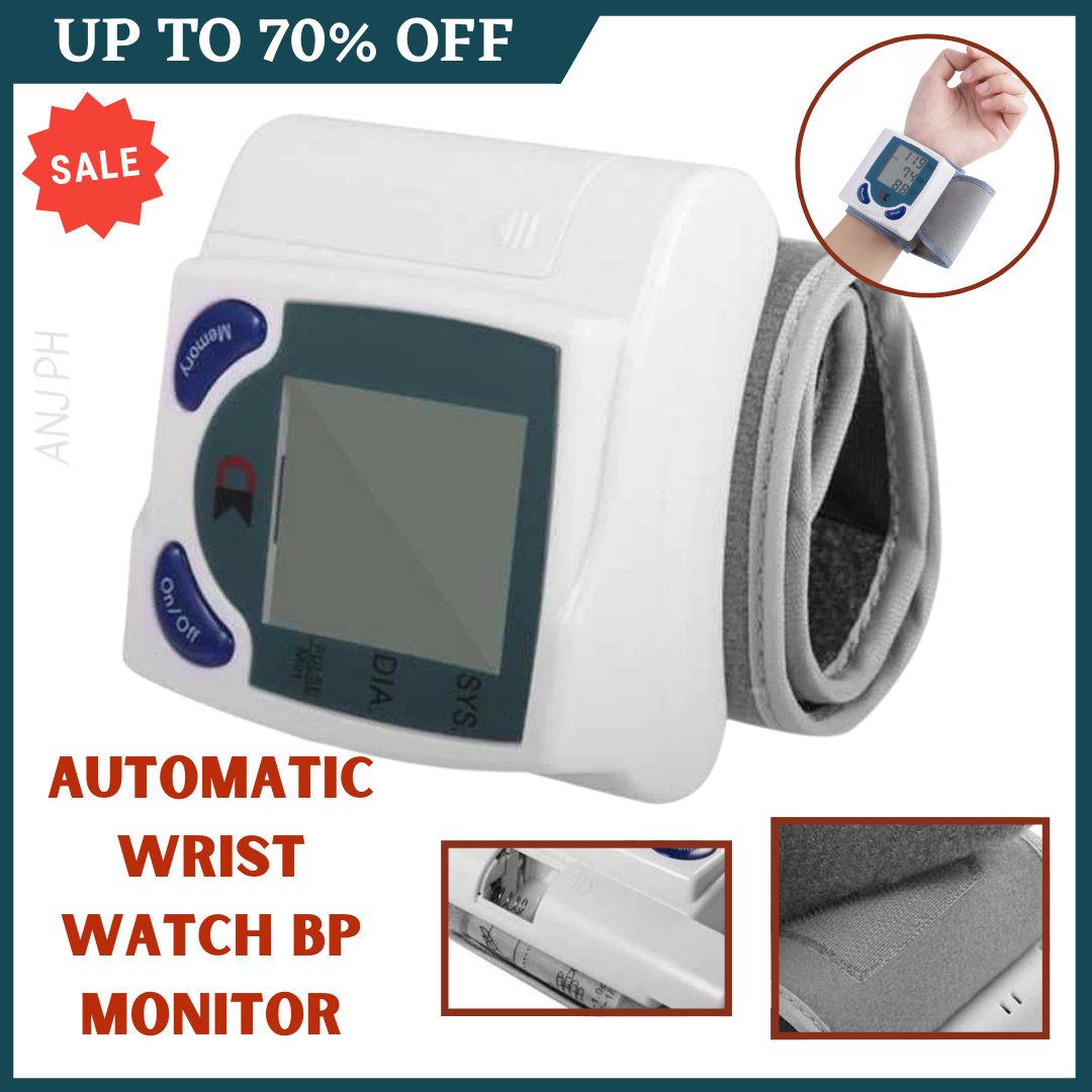 SUPER TRENDING Original Automatic Portable Wrist Blood Pressure Monitor ...