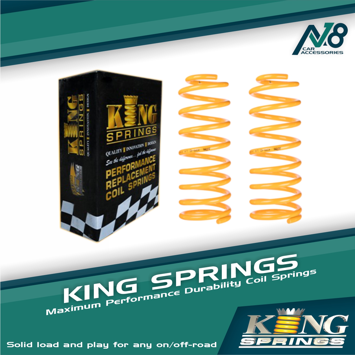 King Springs Progressive Coil Spring Mitsubishi Montero non load ...