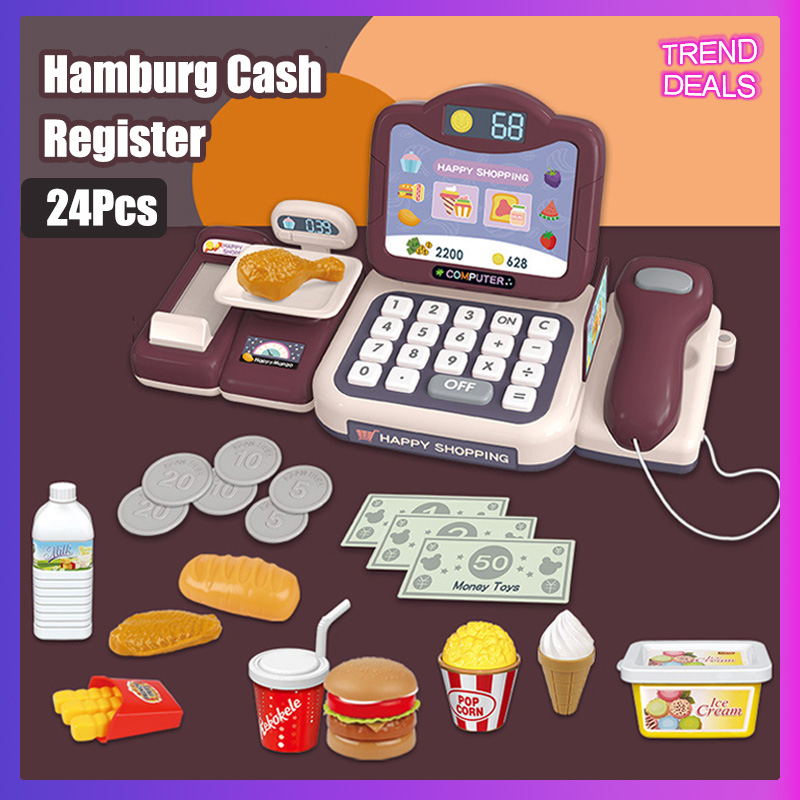 oem Simulation Cash Register Supermarket multi cash register toy with ...