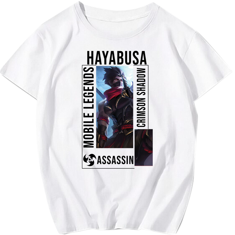 Hayabusa Tshirt front print mobile legends shirt mlbb ml tees | Lazada PH