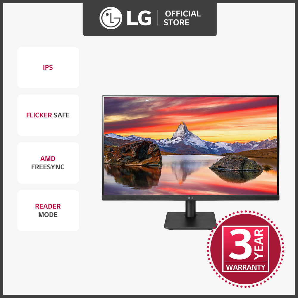 [HOT PICK] LG 27" Monitor 27MP400-B 27 Inch FHD (1920x10180) IPS VGA ...