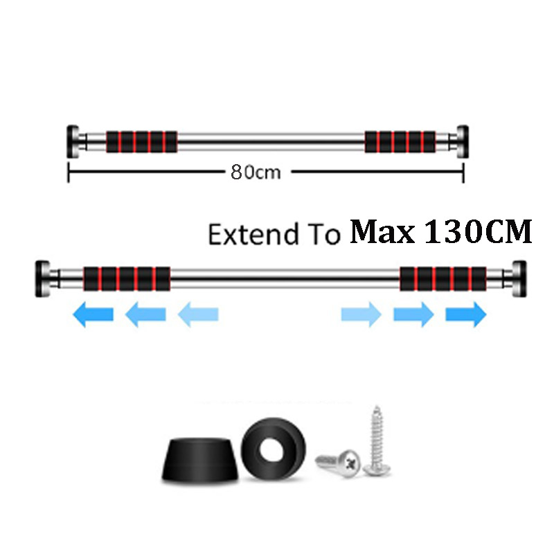 250KG Adjustable Door-Way Pull Ups Bar Sit up Home Gym Fitness Exercise Equipment Chin Up Pull ...