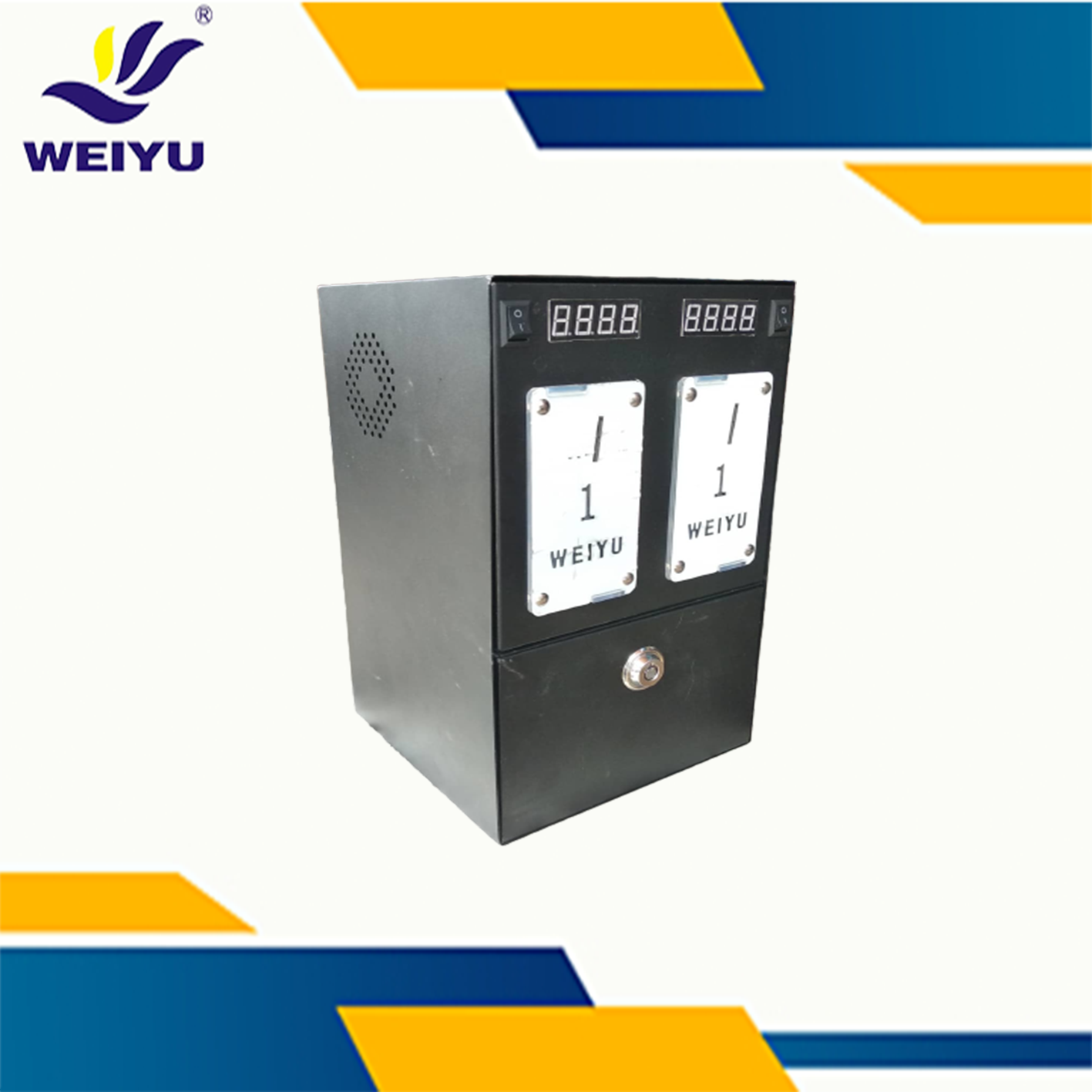 WEIYU Piso/Lima/Universal Complete Set Dual Metal Coinbox for pisonet ...