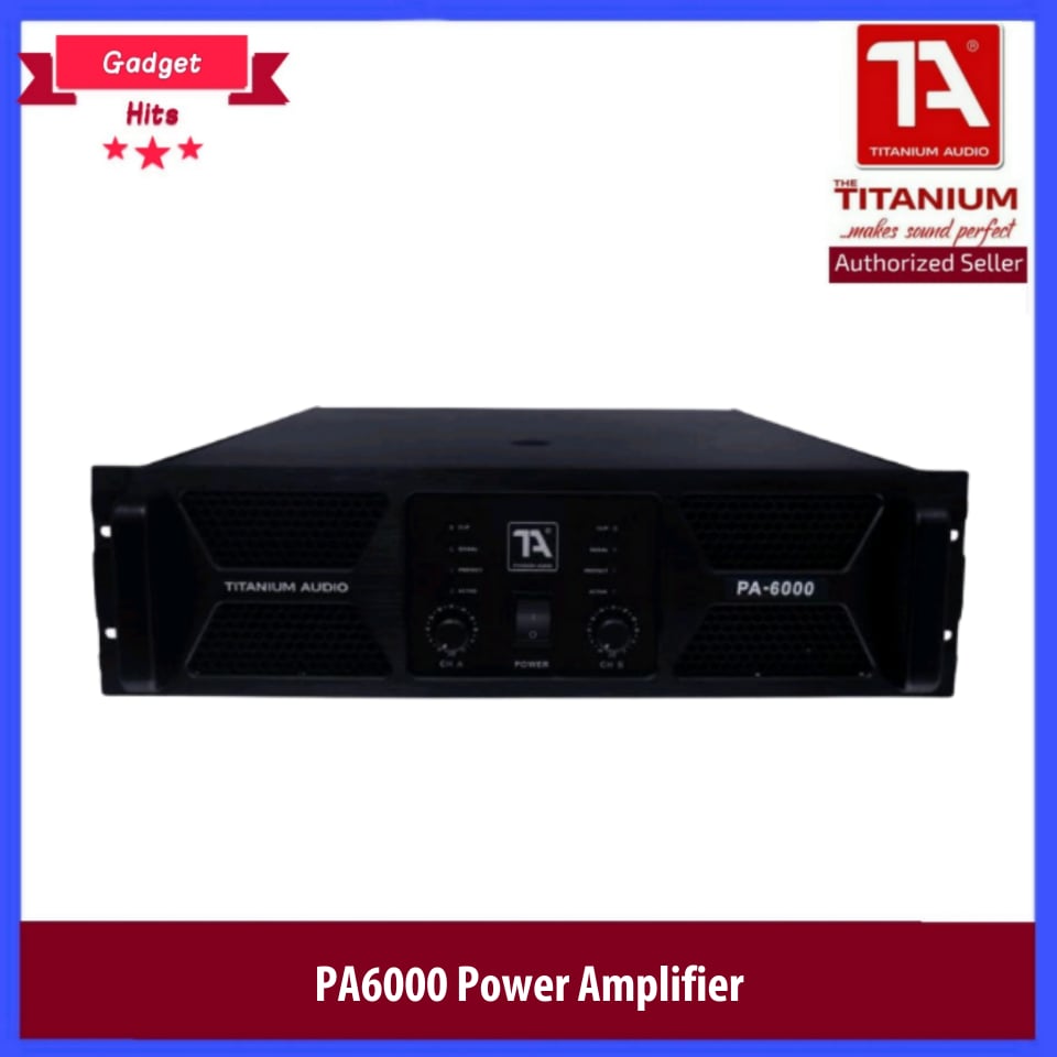 Titanium Audio Power Amplifier PA6000 / Titanium Power Amplifier PA6000 ...