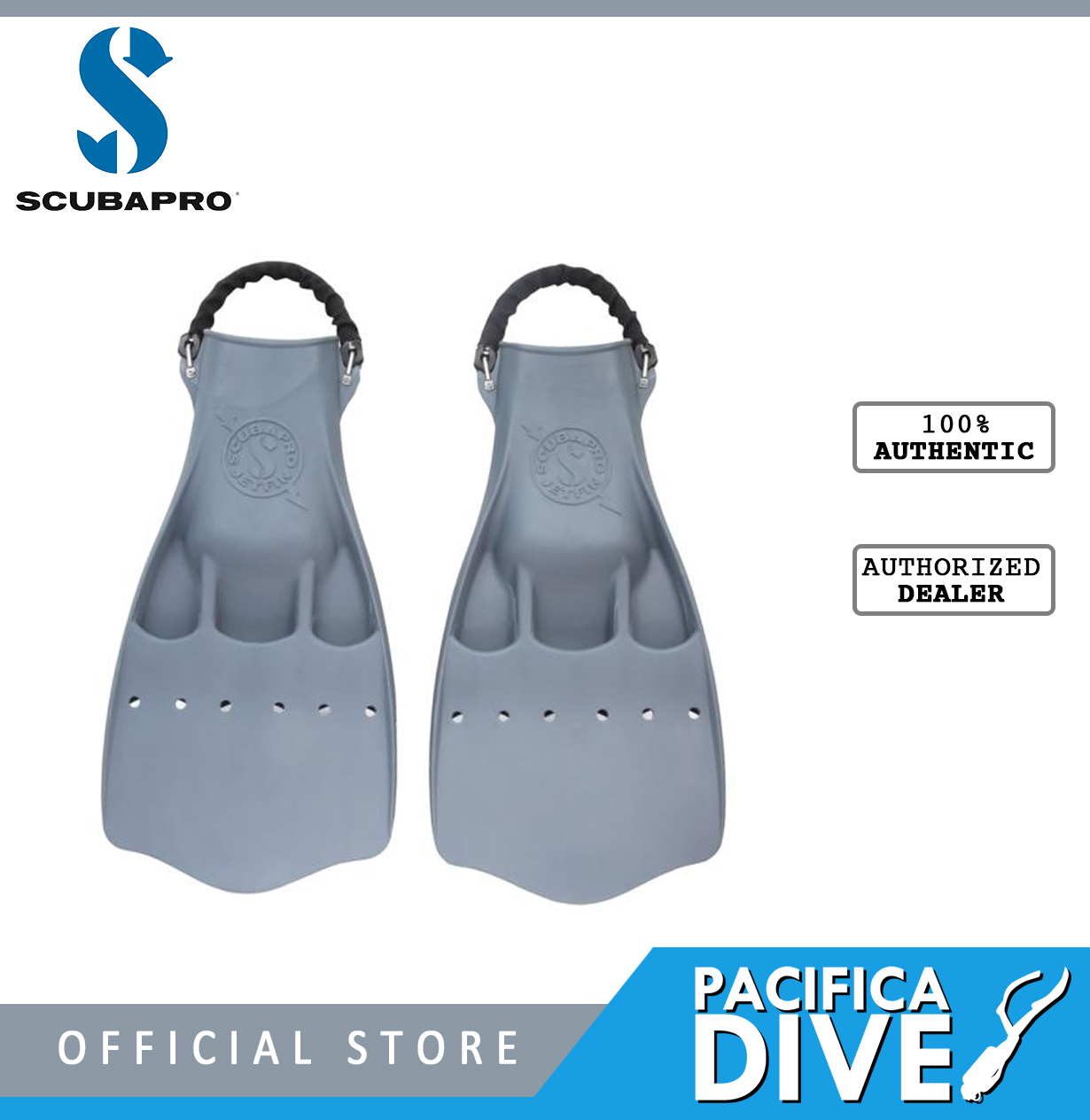 SCUBAPRO, Jet Fins With Spring Heel Strap, Grey | Lazada PH