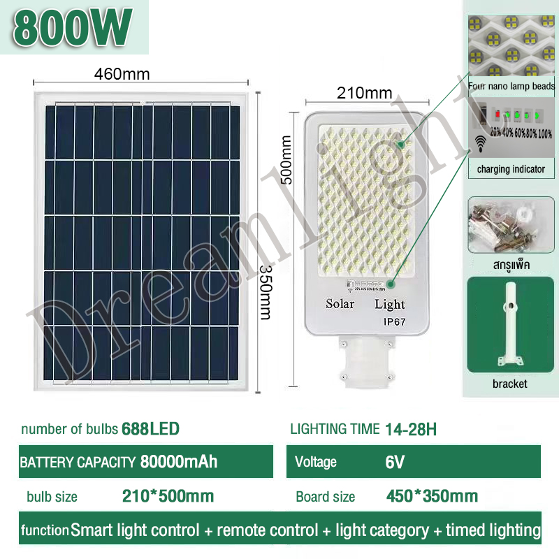 DL High Brightness steady light IP67 Waterproof Solar Powered Street ...