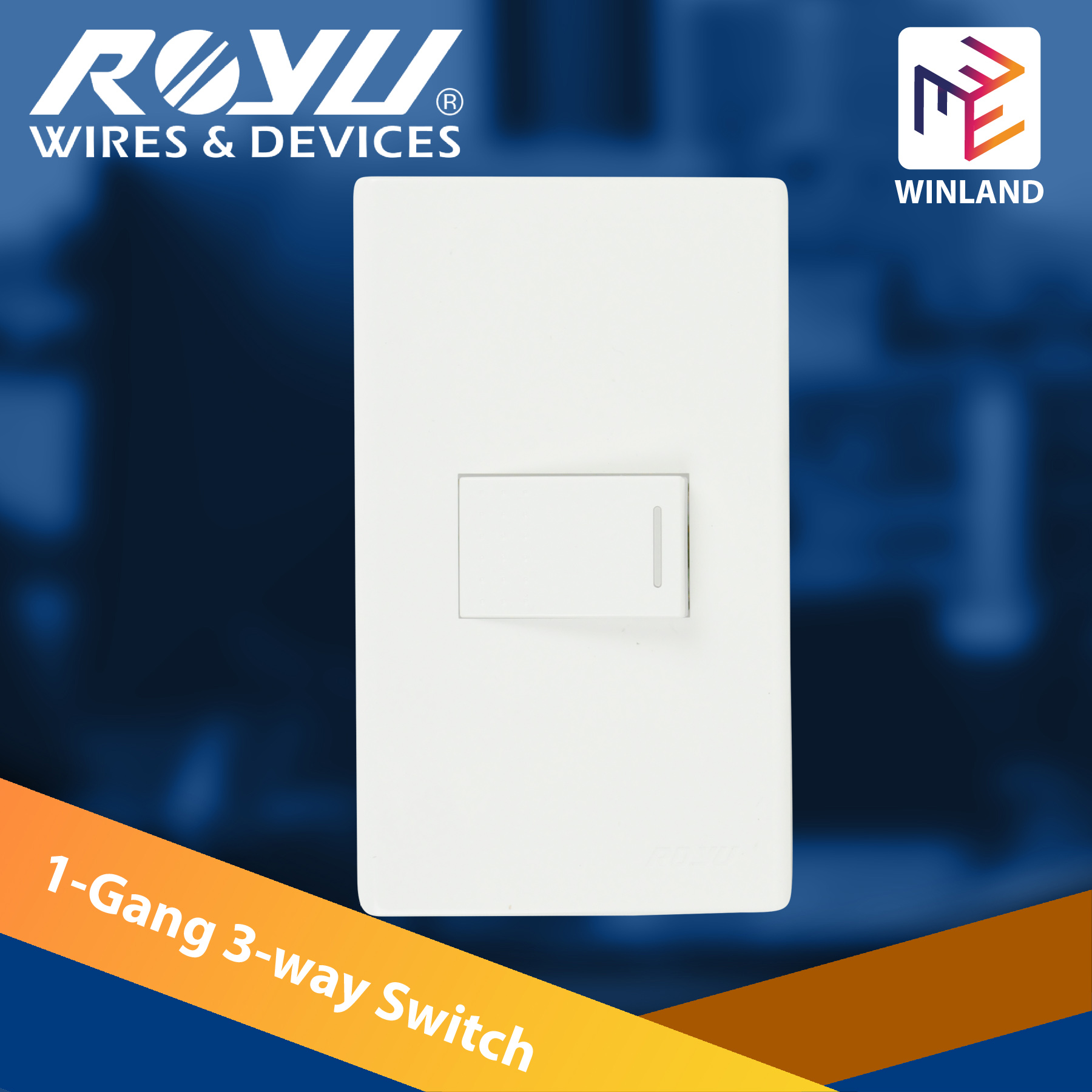 ROYU By Winland WD 1 Gang 3 way Switch WD701 Lazada PH