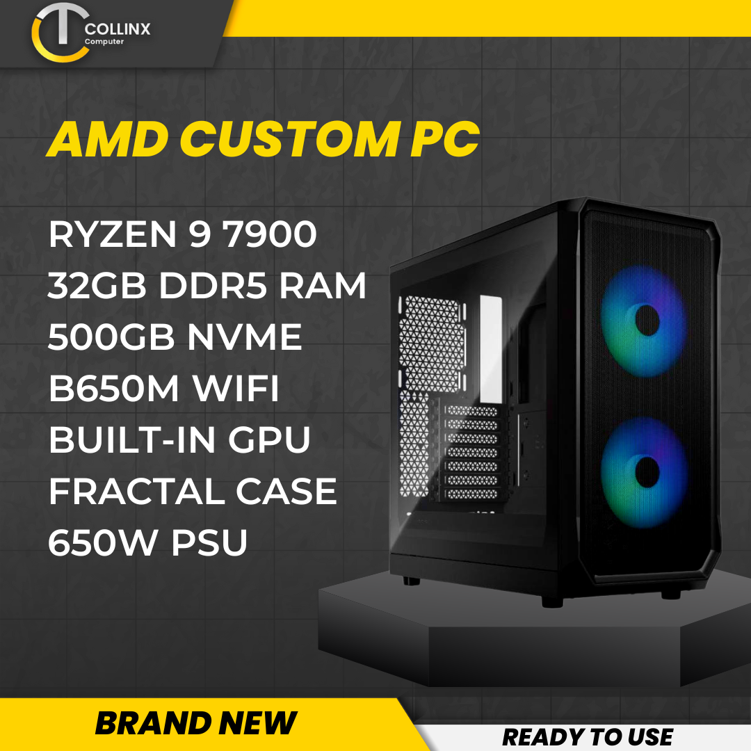 [ GAMING PC BUILD - COSMIC ] AMD RYZEN 9 7900 CPU Desktop Package with ...