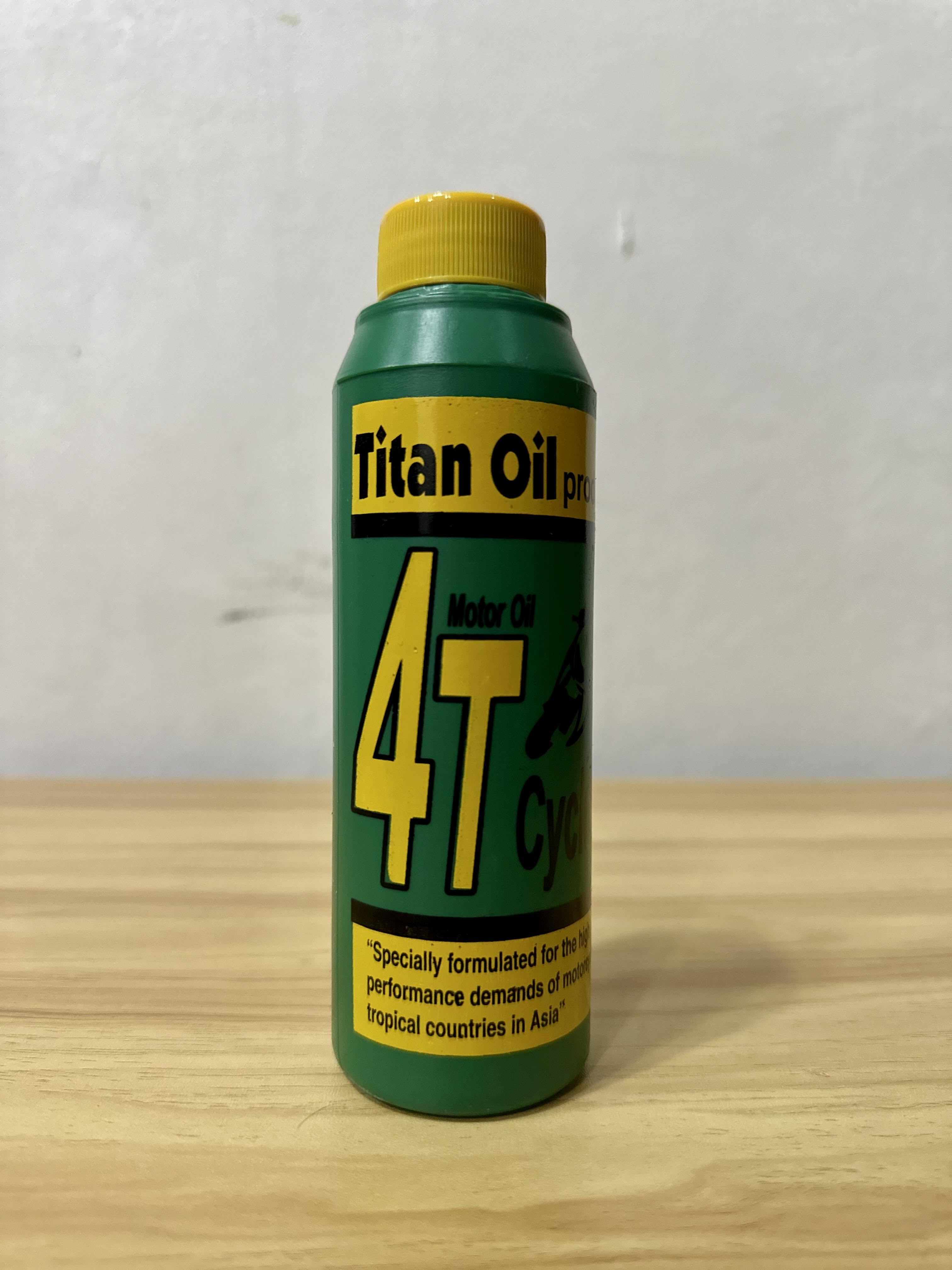 TITAN OIL PRODUCTS CYCLONE 4T MOTOR OIL (200mL) | Lazada PH