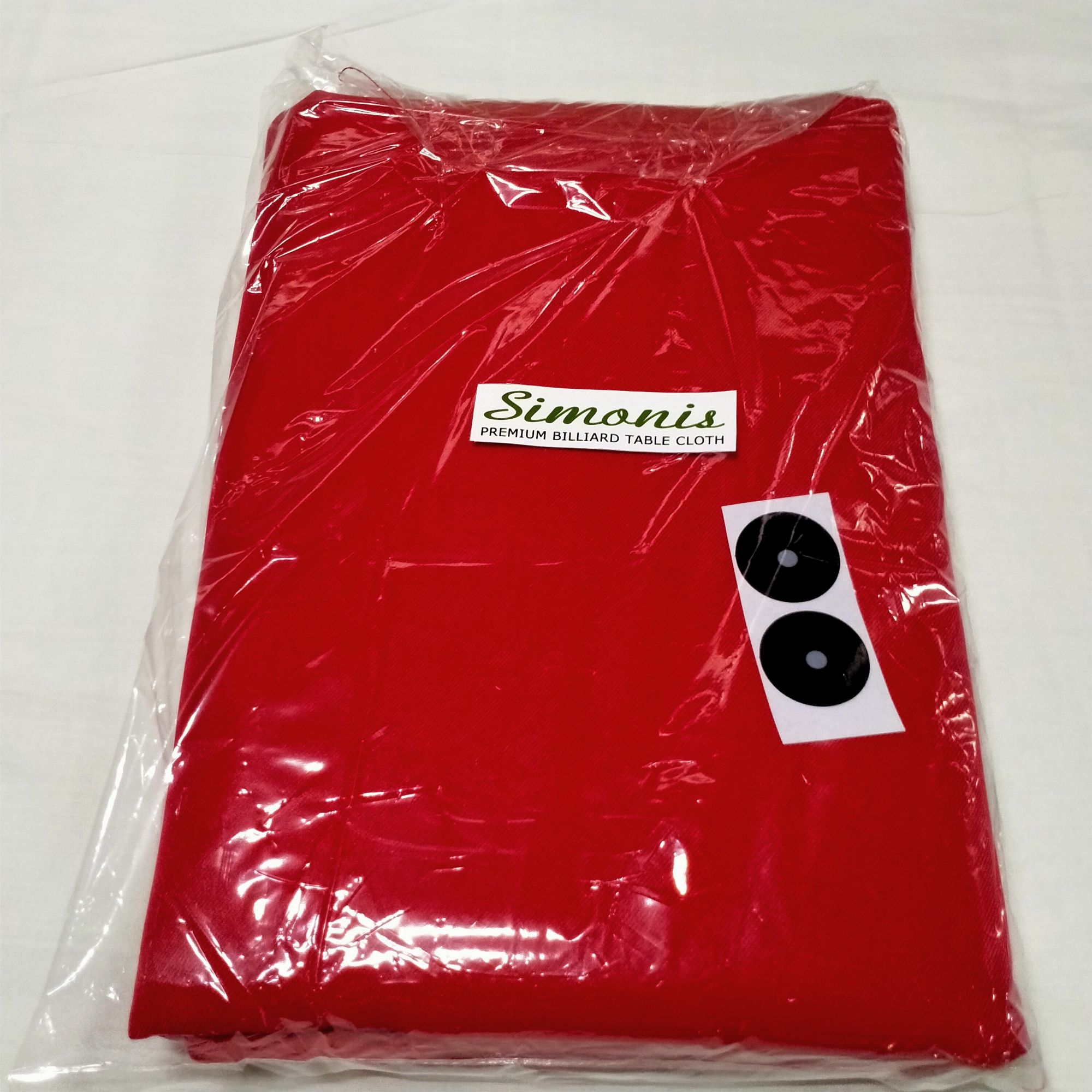 BILLIARD CLOTH US SIMONIS CLASS A RED 5X9FT. / BILLIARD ACCESSORIES ...