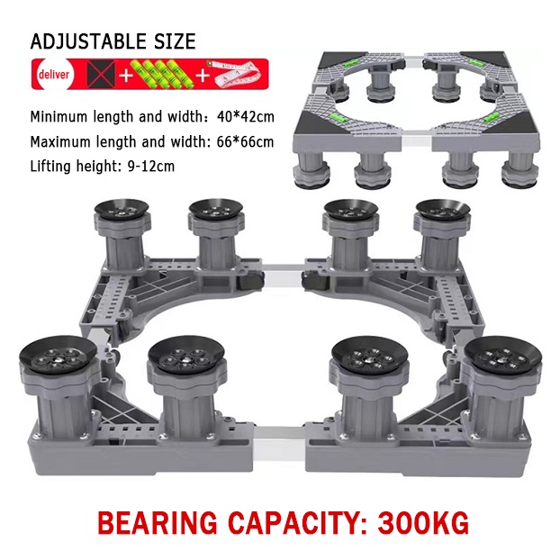 Refrigerator Rack Stand Washing Machine Base Stand with Wheels Ref Rack ...
