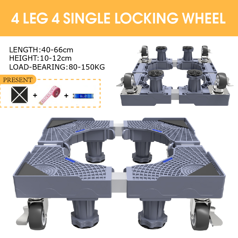 Refrigerator Rack Stand Washing Machine Stand with Wheels Ref Rack ...