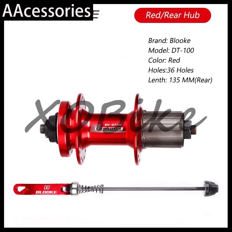 BLOOKE Hubs 32 Holes 36 Holes Mountain Bike Disc Hubs Front Rear MTB ...