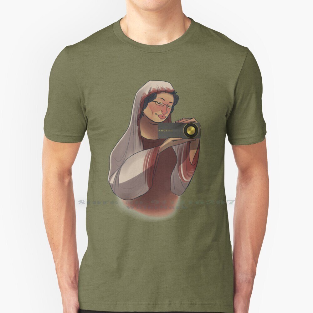 Lisa Su And Her Gpu T Shirt 100% Pure Cotton Radeon Amd Intel Lisa Su ...