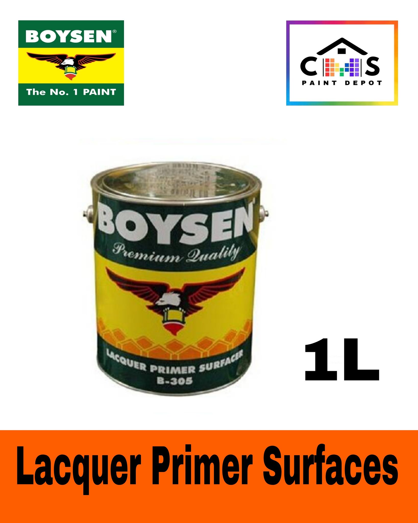 Boysen Lacquer Primer Surfacer | Lazada PH