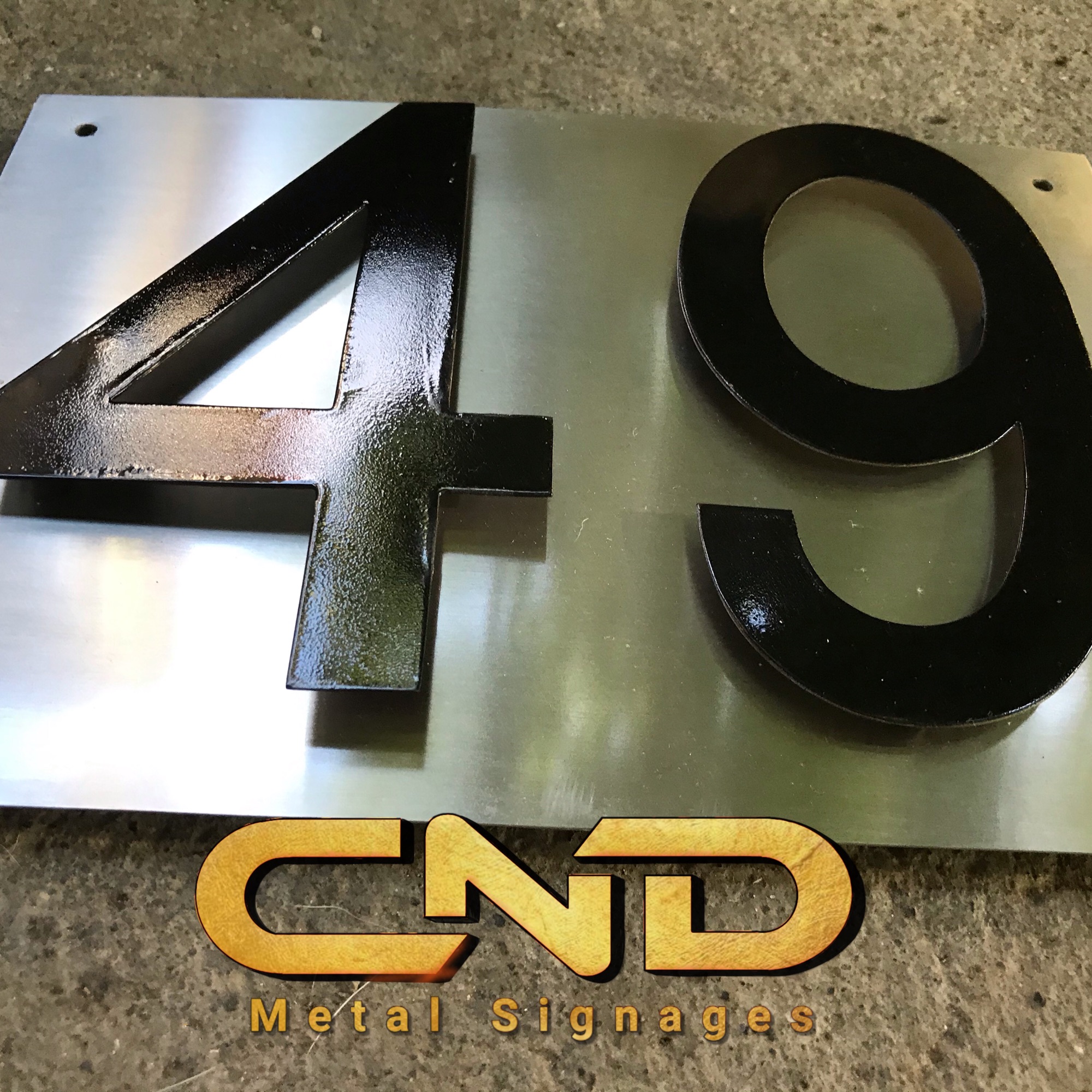 House Number Metal plate/ stainless 304 | Lazada PH