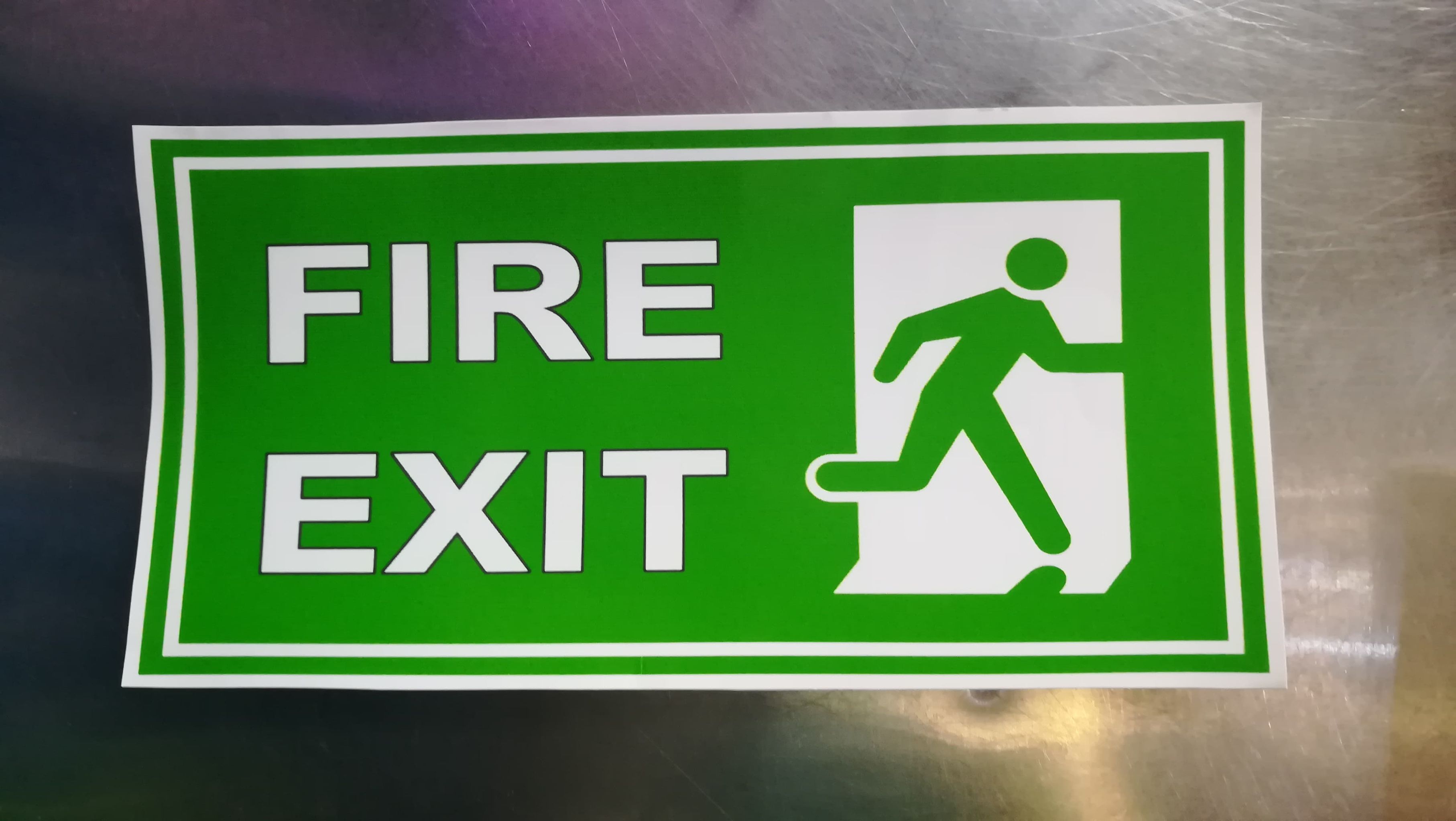 Sticker for Fire Alarm, No Smoking, Fire Exit & Fire Extinguisher fire ...