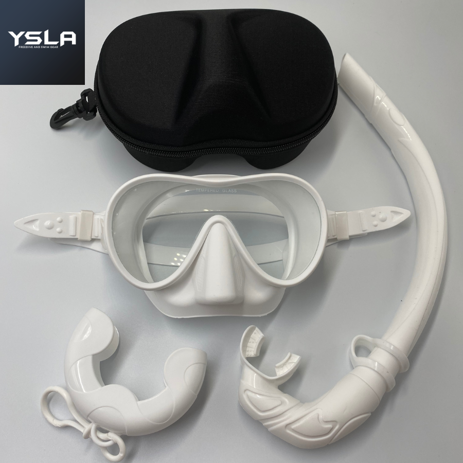 Ysla Luna Tempered Glass Single Lens Snorkeling Mask Scuba Diving Mask ...