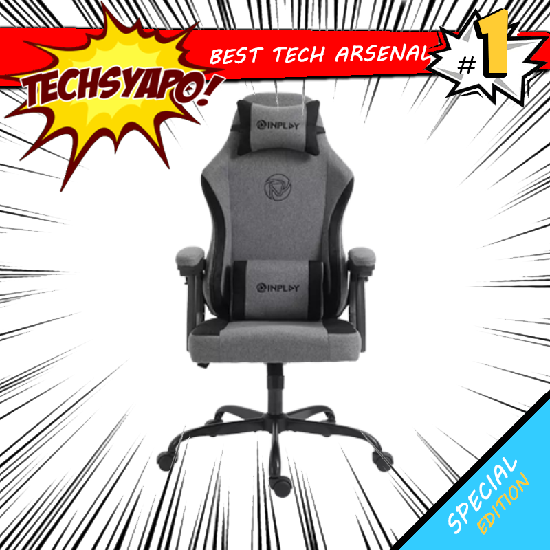 INPLAY FOX 5 SERIES FABRIC GAMING CHAIR | Lazada PH