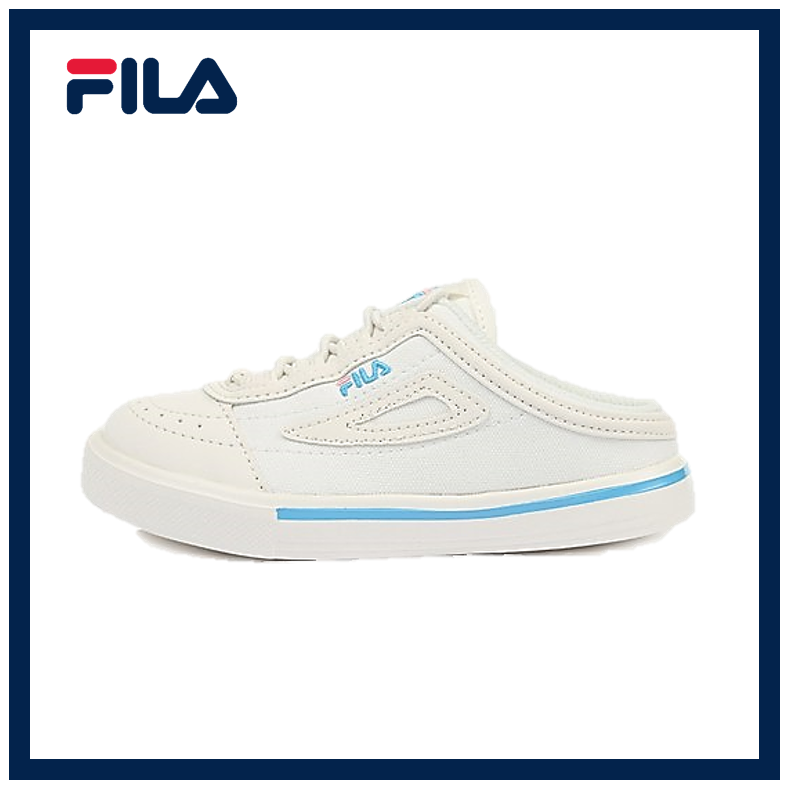 FILA Kids' Classic Border Mules Canvas KD 3XM01250 | Lazada PH
