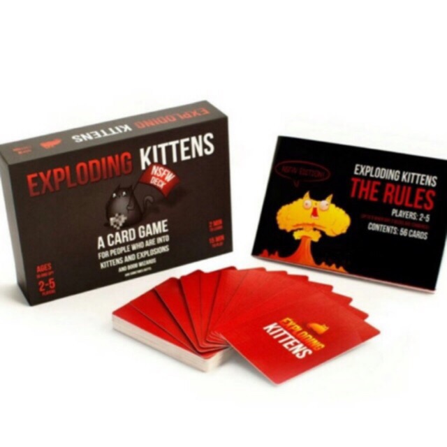 Red children and adult edition exploding cards game | Lazada PH