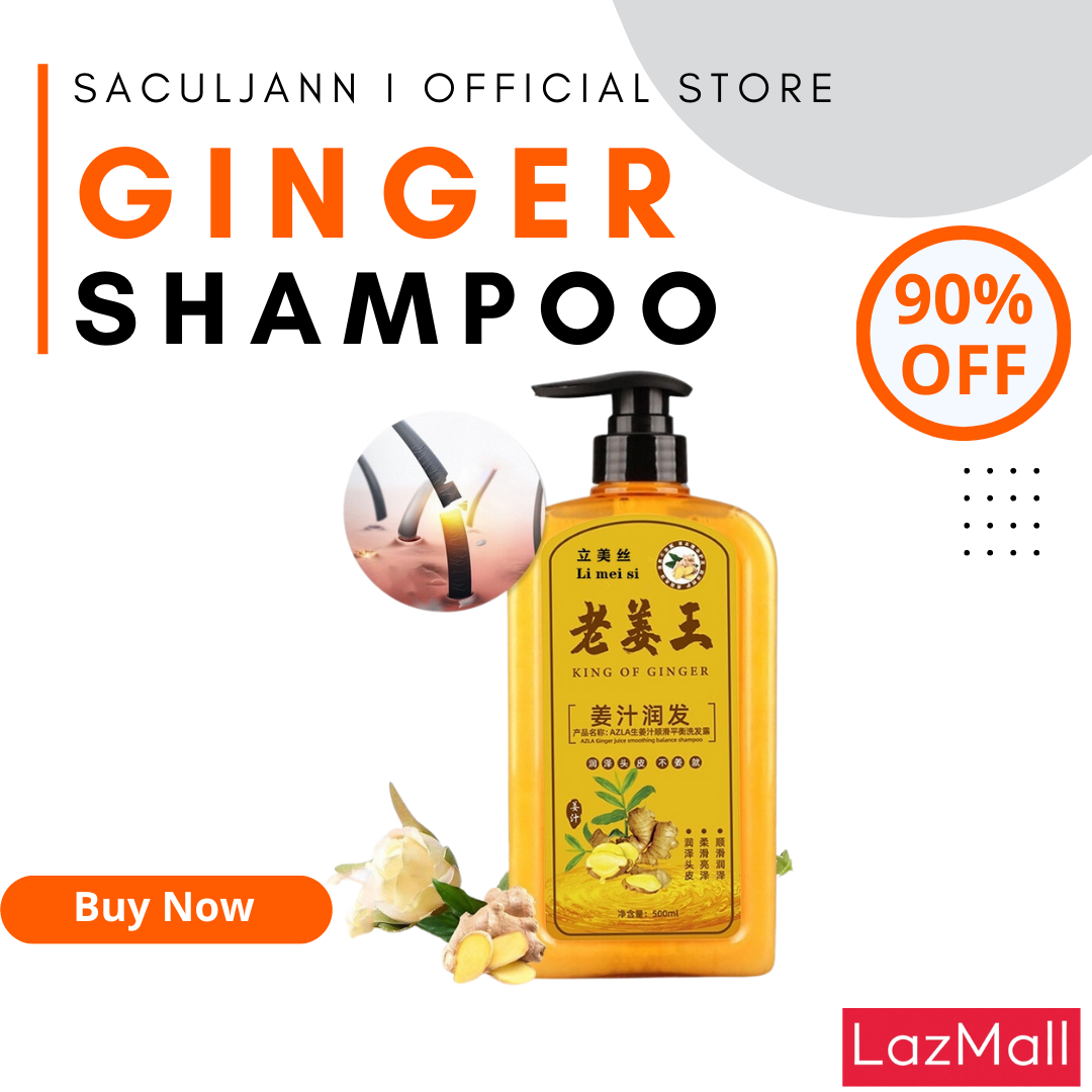 King of Ginger Hair Shampoo Fast Regrowth Hair Thick Anti-Hair Loss ...