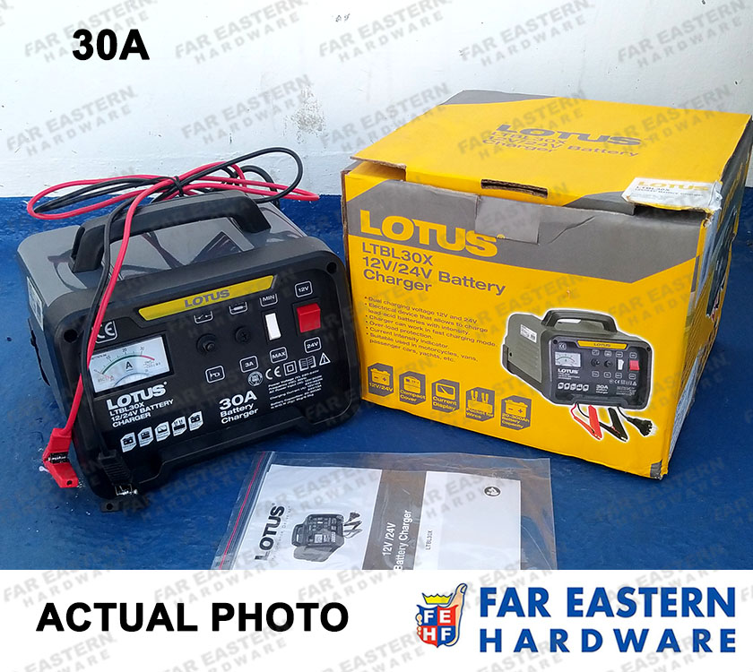 LOTUS Car Battery Charger 12V/24V 20A 30A 50A LTVAR | Lazada PH